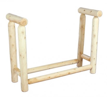 Cedarlooks 1301004 Log Firewood Rack, 4-Feet | rustic-touch | rustic ...