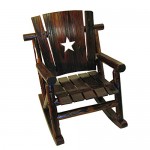 Char Log Lil’ Junior Rocker Chair with Star | rustic-touch | rustic ...